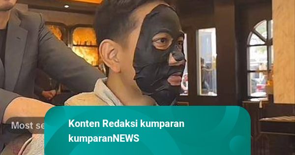 Gibran Live TikTok di Salon: Cukur Rambut, Pakai Masker Wajah ...
