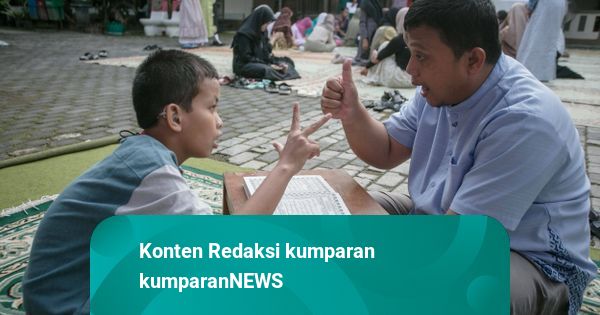 Foto: Semangat Anak Tunarungu Ikut Pesantren Kilat di Karanganyar ...