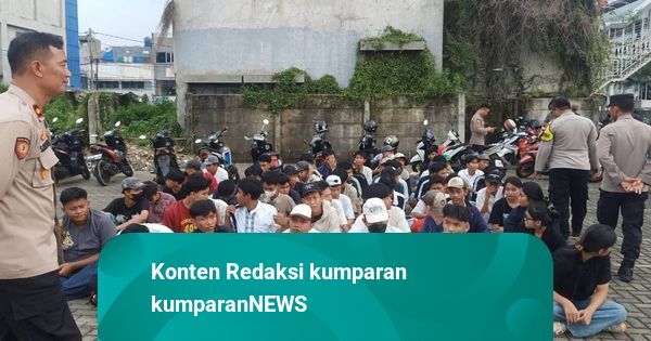 Pemuda Konvoi Buka on the Road Diamankan Polisi, Bendera Hingga Petasan ...