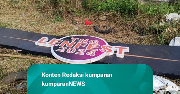 Pagar Milik Vendor Konser Musik Lentera Festival yang Dijarah ...
