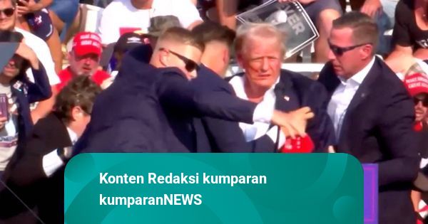 Donald Trump: Saya Tertembak Peluru yang Menembus Kuping | kumparan.com