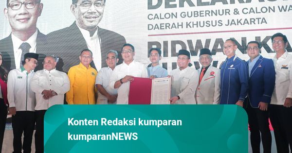 Deklarasi RK-Suswono Hanya Dihadiri Presiden PKS dan 11 Sekjen KIM Plus ...