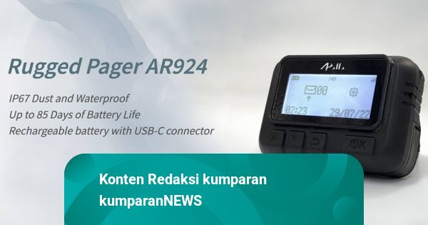 5 Ribu Pager Gold Apollo Meledak di Lebanon Merek Taiwan, tapi Buatan ...