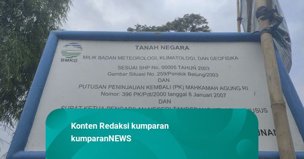 GRIB Bantah Kuasai Lahan BMKG di Tangsel, Hanya Dampingi Ahli Waris ...