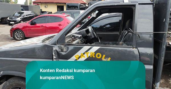 Polisi Tangkap 2 Lagi Perusak Mobil Patroli di Demo Kurir ShopeeFood di ...
