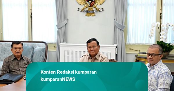 Prabowo Terima JK dan Putranya di Istana, Ajak Diskusi di Meja Bundar ...
