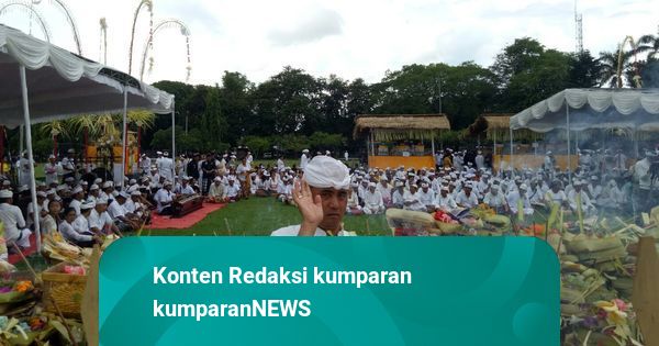 6 Sulinggih Pimpin Tawur Kesanga Jelang Nyepi di Denpasar | kumparan.com