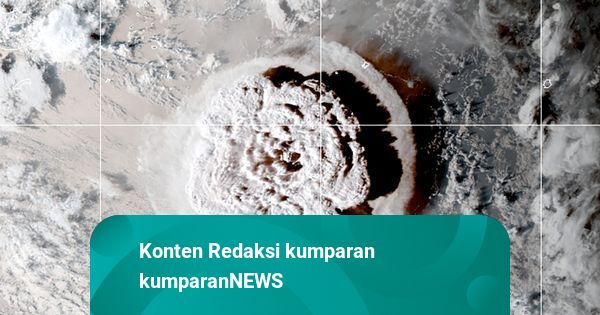 Letusan Gunung Api di Tonga Januari 2022 Terbesar Sepanjang Sejarah ...