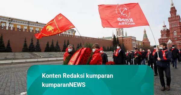 Abaikan Lockdown, Simpatisan Partai Komunis Rusia Peringati Hari Lahir ...