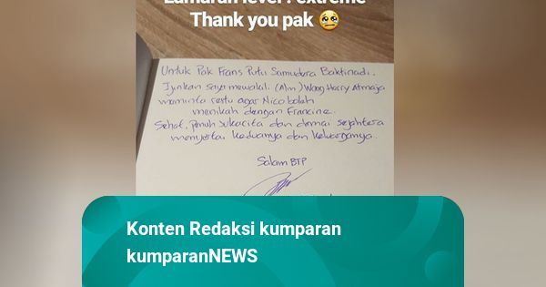 Cerita Nico Atmaja Lamar Kekasihnya dengan Bantuan Ahok dari Balik Sel ...