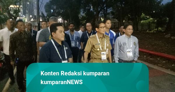 Sandi Singgung Aroma dan Asap Sate Taican Saat Tinjau GBK | kumparan.com