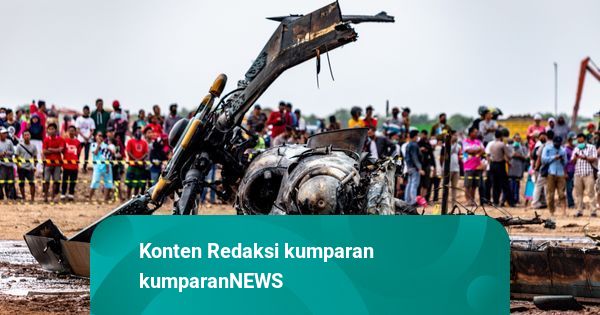 Foto: Bangkai Helikopter Penerbad Mi-17 yang Jatuh di Kendal | kumparan.com