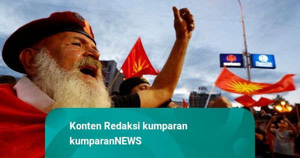 Warga Makedonia Demo Menentang Rencana Ganti Nama Negara | kumparan.com