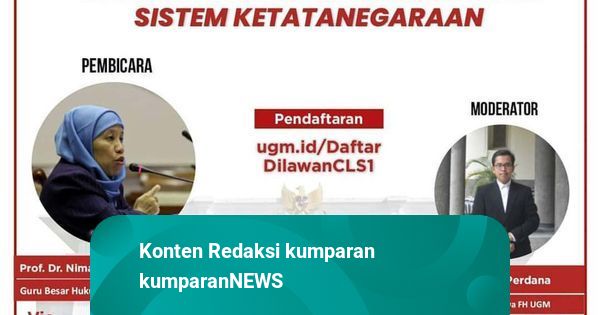 Diskusi Mahasiswa FH UGM Soal 'Pemecatan Presiden' Ubah Poster, Tuai ...