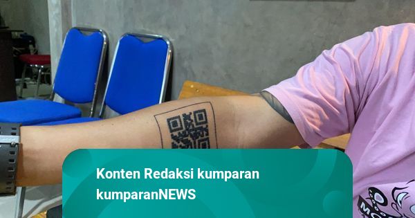 Kala Pemuda Asal Gunungkidul Buat Tato Barcode Sertifikat Vaksin di ...