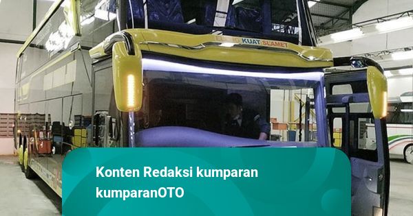 Bus Mercedes-Benz Baru PO Sudiro Tungga Jaya Bisa Angkut Sepeda Motor ...