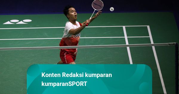 Senar Raket Anthony Ginting Putus saat Hadapi Taiwan di Final Hylo Open ...
