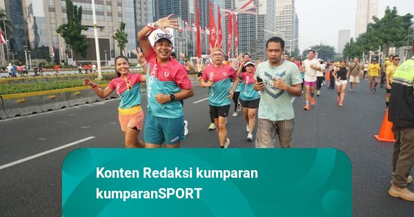 Foto: Serunya Fun Run bersama Teman kumparan di Momen HUT Ke-78 RI ...