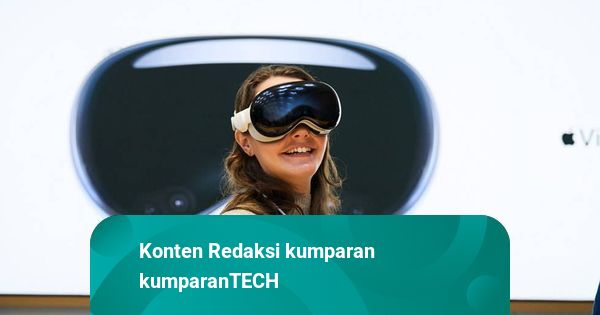 Harga Apple Vision Pro, Headset AR - VR yang Mirip Kacamata Ski ...