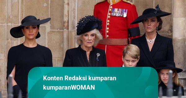 Makna Veil Hitam Camilla & Kate Middleton di Pemakaman Ratu Elizabeth ...