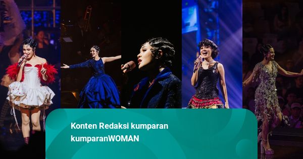 5 Gaya Andien saat Konser Suarasmara, Kolaborasi dengan 4 Desainer ...