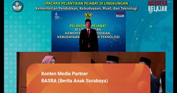Sah! Dilantik Mendikbudristek, Cak Hasan Resmi Pimpin UNESA Periode ...
