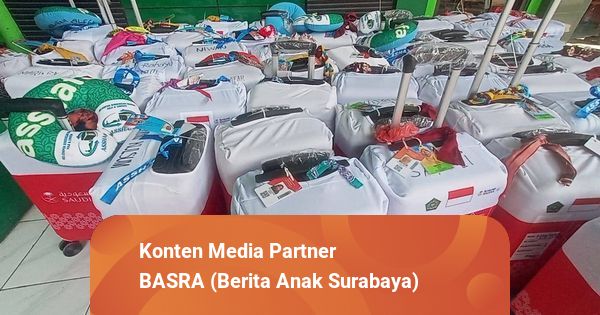 Kalung Sapi Hingga Bantal Leher Jadi Penanda Koper Jemaah Haji Jatim ...