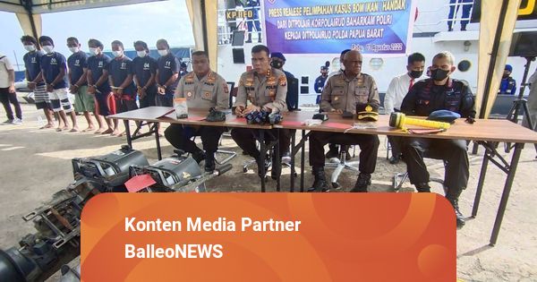 7 Pelaku Bom Ikan di Perairan Selat Sele, Papua Barat, Ditangkap ...