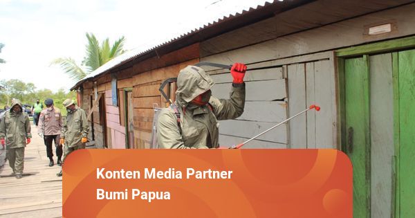 Sisir Perkampungan Asmat, Brimob Merauke Putus Mata Rantai Corona ...