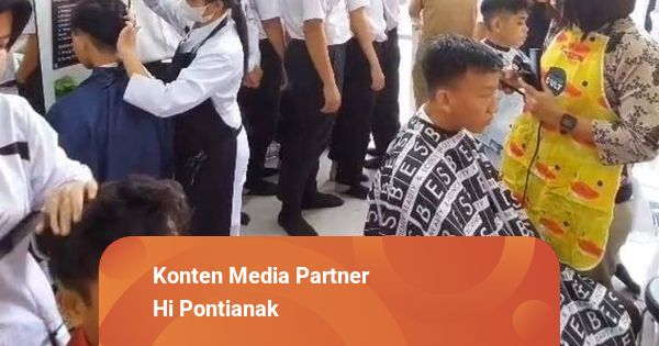 Ketangkap Razia Rambut, Siswa SMKN 2 Singkawang Jadi Model Praktik ...