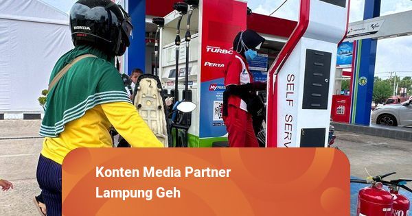 Sejumlah SPBU di Lampung Terapkan Layanan Self Service | kumparan.com