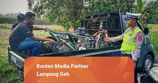 5 Unit ‘Motor Jamet’ yang Digunakan Balap Liar Diangkut Polisi Lampung ...