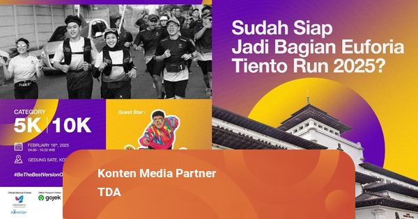 Tiento Run 2025, Berlari Bersama 3000 Pelari Se-Indonesia di Kota ...