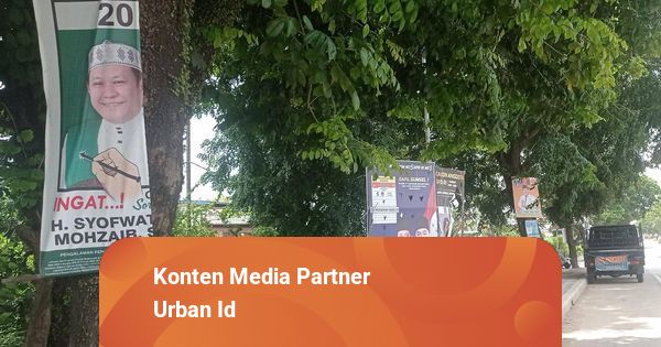 Masa Tenang, Spanduk-Baliho Caleg Masih Semrawut di Palembang ...
