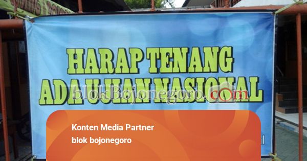 2 Siswa MAN 2 Bojonegoro Tidak Ikut UNBK? | kumparan.com