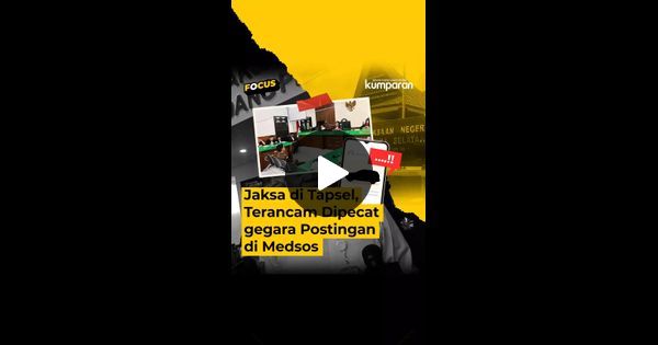 Jaksa di Tapsel Teracam Dipecat