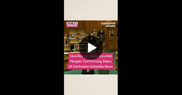 Hana-Rawhiti Pimpin Tari Haka di Parlemen Selandia Baru