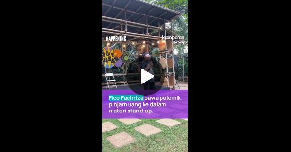 Fico Fachriza Bawa Polemik Pinjam Uang di Materi Stand Up