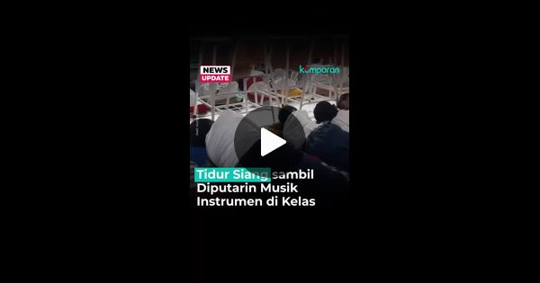 Program Tidur Siang di Kelas