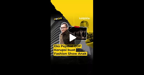 Eks Pejabat DJP Korupsi buat Fashion Show Anak