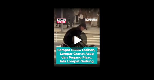 Detik-detik Serangan Bom Asap dan Penusukan di Taiwan