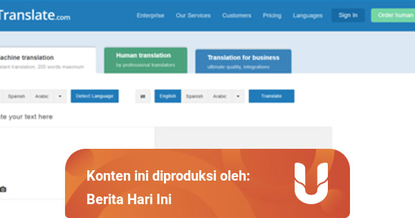 Selain Google Translate, Berikut 3 Pilihan Situs Penerjemah Terbaik ...