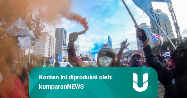 Demo Buruh di Patung Kuda Bubar: Jalan Thamrin Dibuka, Tak Ada Gas Air ... Demo Buruh di Patung Kuda Bubar: Jalan Thamrin Dibuka, Tak Ada Gas Air ...