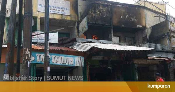 Ruko di Jalan SM Raja Medan Terbakar, Pemadam Kebakaran Dikerahkah ...